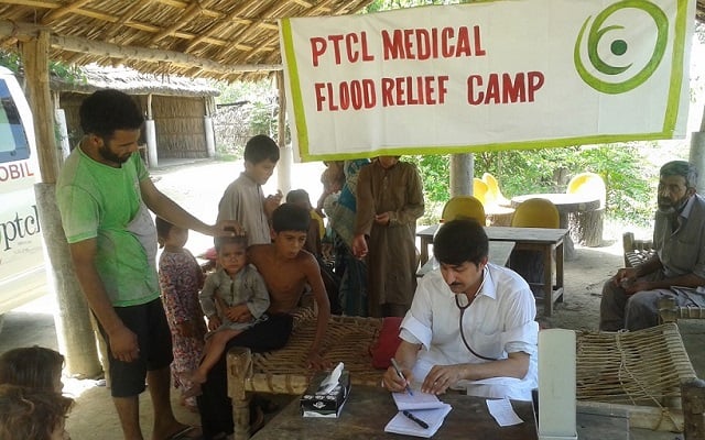 PTCL Sets up Medical Flood Relief Camp in Flooded Areas - PhoneWorld PTCL Sets up Medical Flood Relief Camp in Flooded Areas - PhoneWorld
