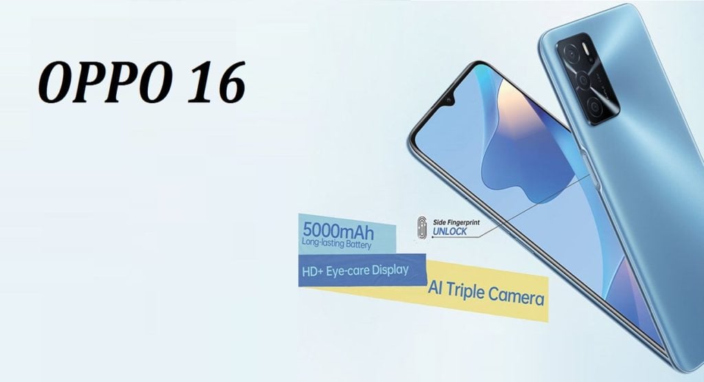 OPPO A16 Smartphone with Attractive Design and Strong Battery Launches ...