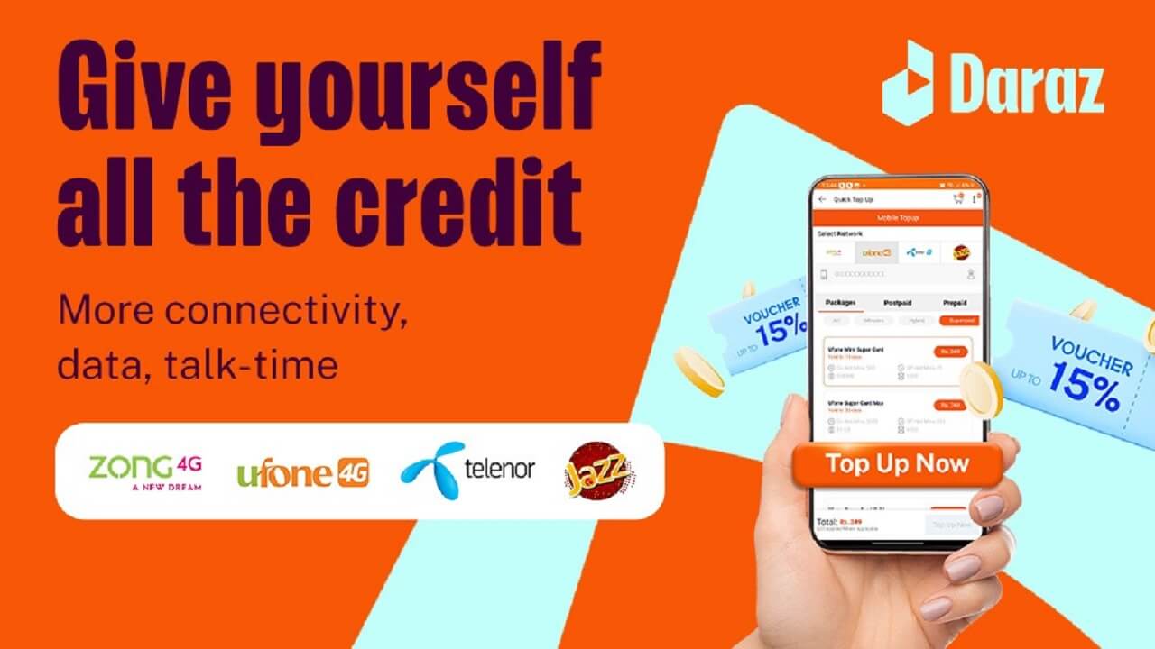 Daraz Pakistan Empowers Connectivity with 15% Off on All Mobile Network ...