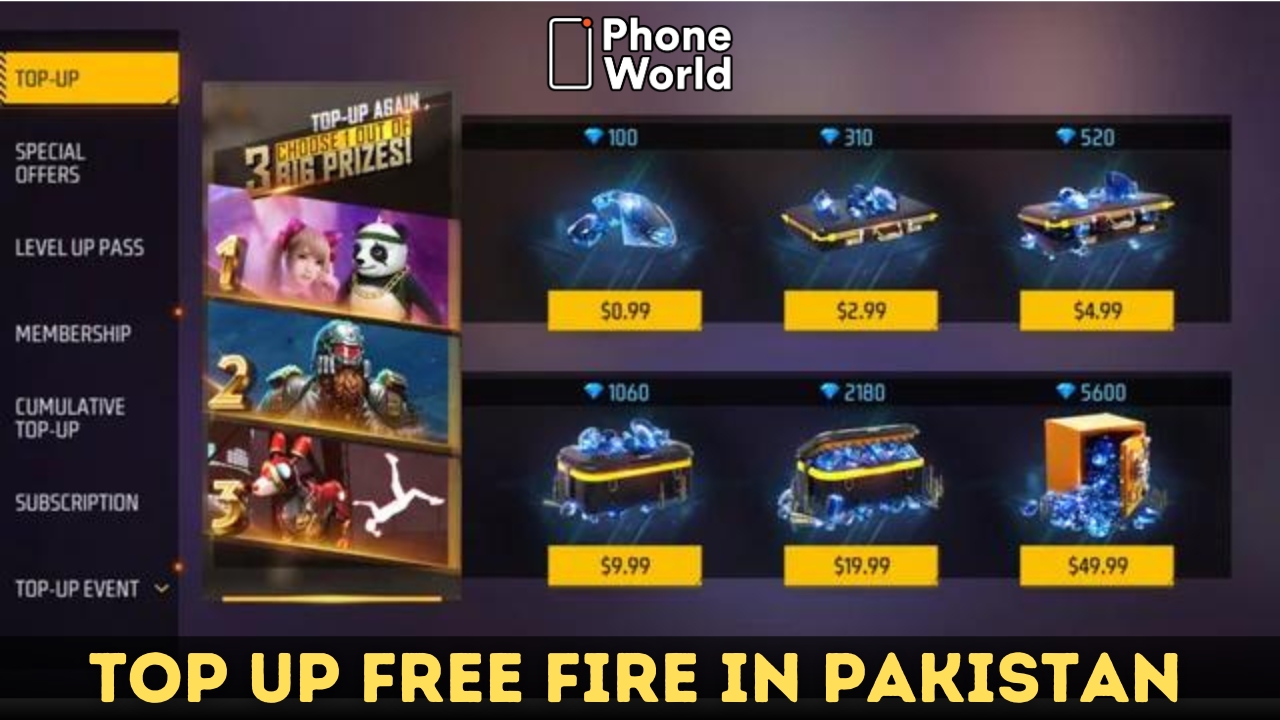 How to Top up Free Fire via Easypaisa, JazzCash, & Banks? - PhoneWorld