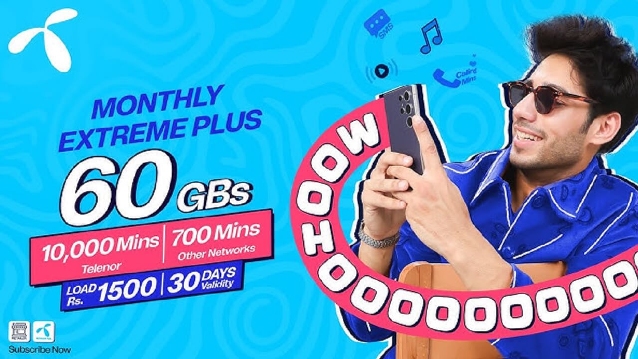 Telenor Introduces Monthly Extreme Plus Package: 60GB Internet and More! - PhoneWorld